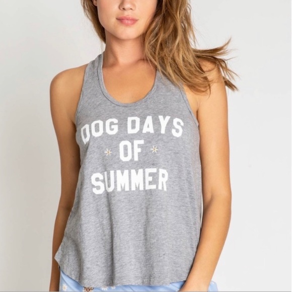 PJ Salvage | Tops | Pj Salvage Graphic Tank Heather Grey | Poshmark